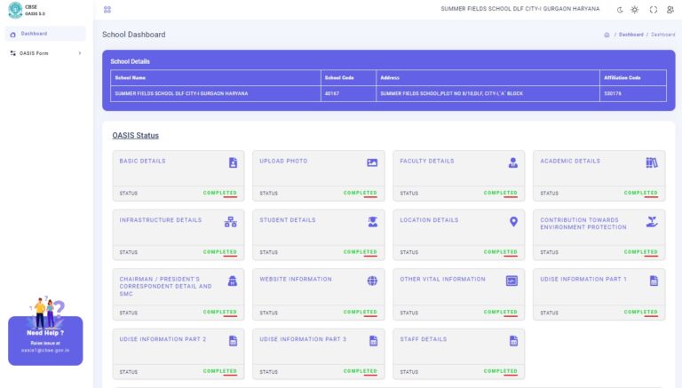 Oasis Final Report | SFSDLF Project Outcomes